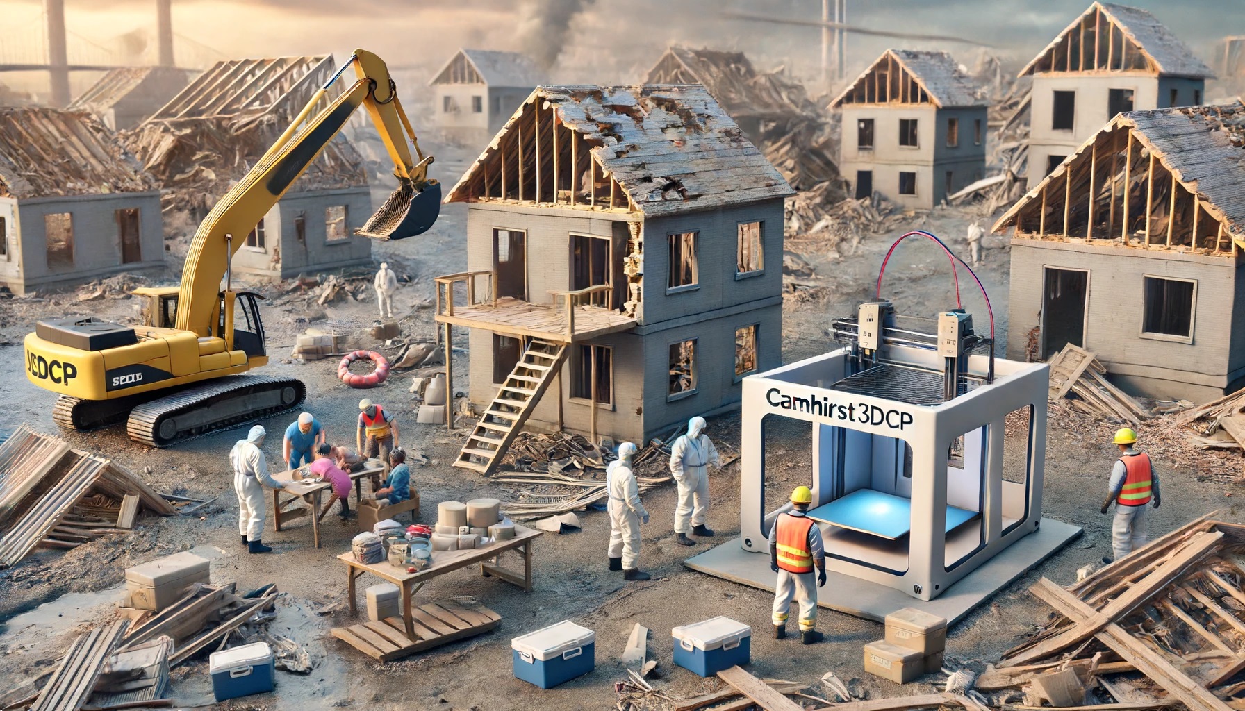 CamHirst 3DCP: Rapid 3D Printed Homes for Disaster Relief